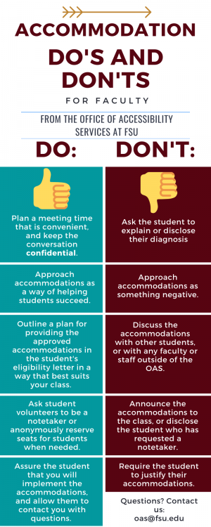 Accommodations | Department of Student Support and Transitions